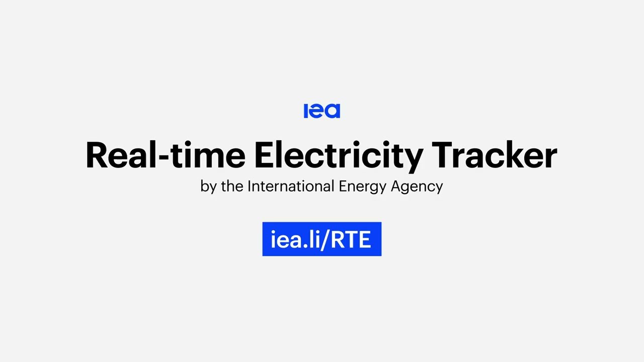 IEA Real-Time Electricity Tracker - YouTube