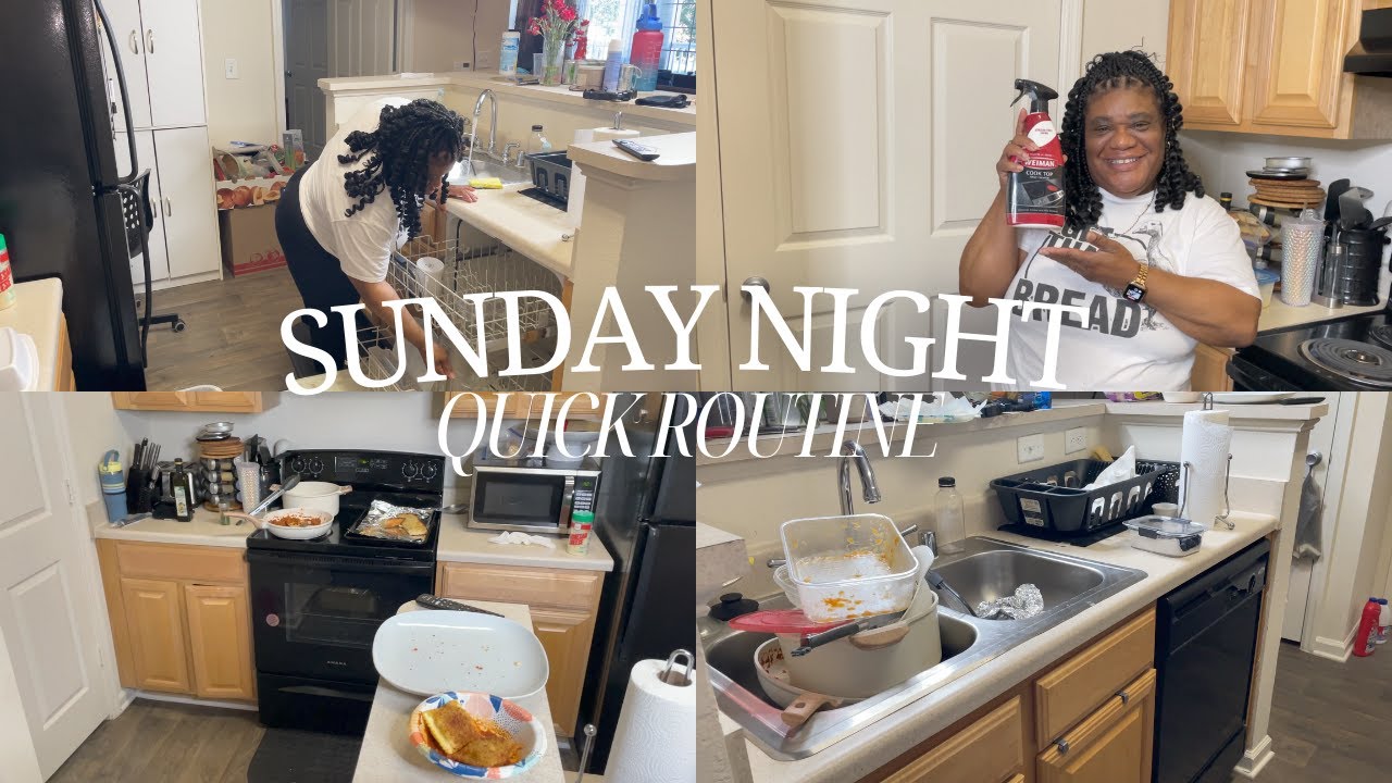 Sunday Night Kitchen Clean Up Refreshing Your Space for the Week Ahead ...