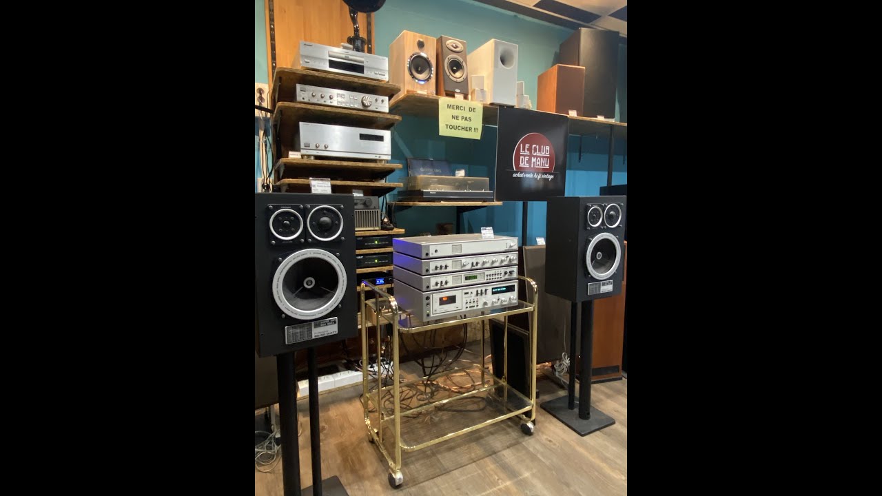 Ensemble HI-Fi vintage Uher, ampli-pré ampli-k7-tuner - YouTube