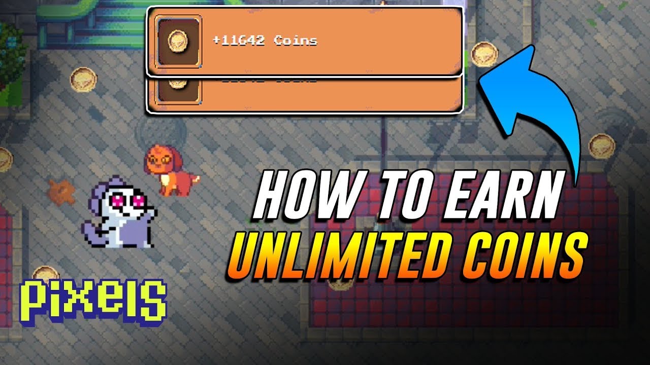 How to farm to earn more coins - "pixels.xyz" - YouTube