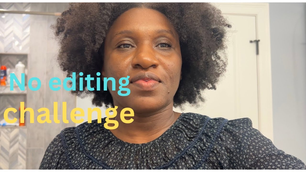@RivaReveals The no editing challenge/ my natural hair night routine ...