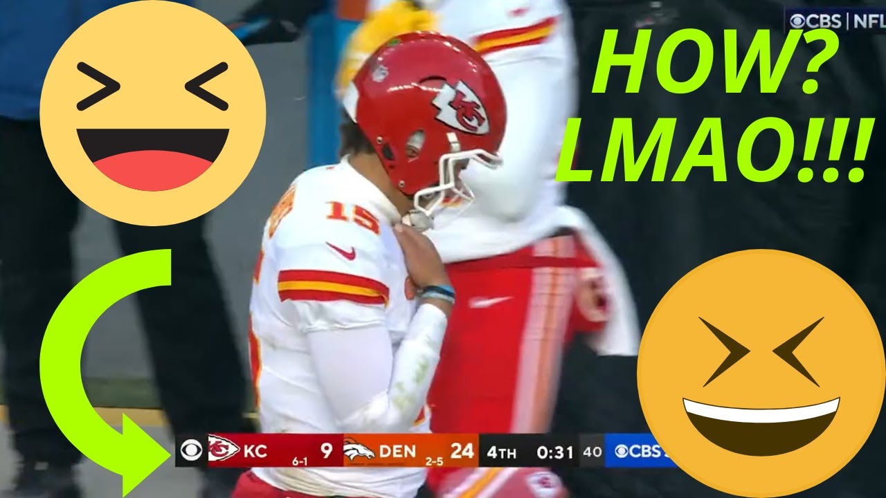 THIS IS HILARIOUS, PATRICK WAS SCARED ASF! NFL Denver Broncos Vs Kansas ...