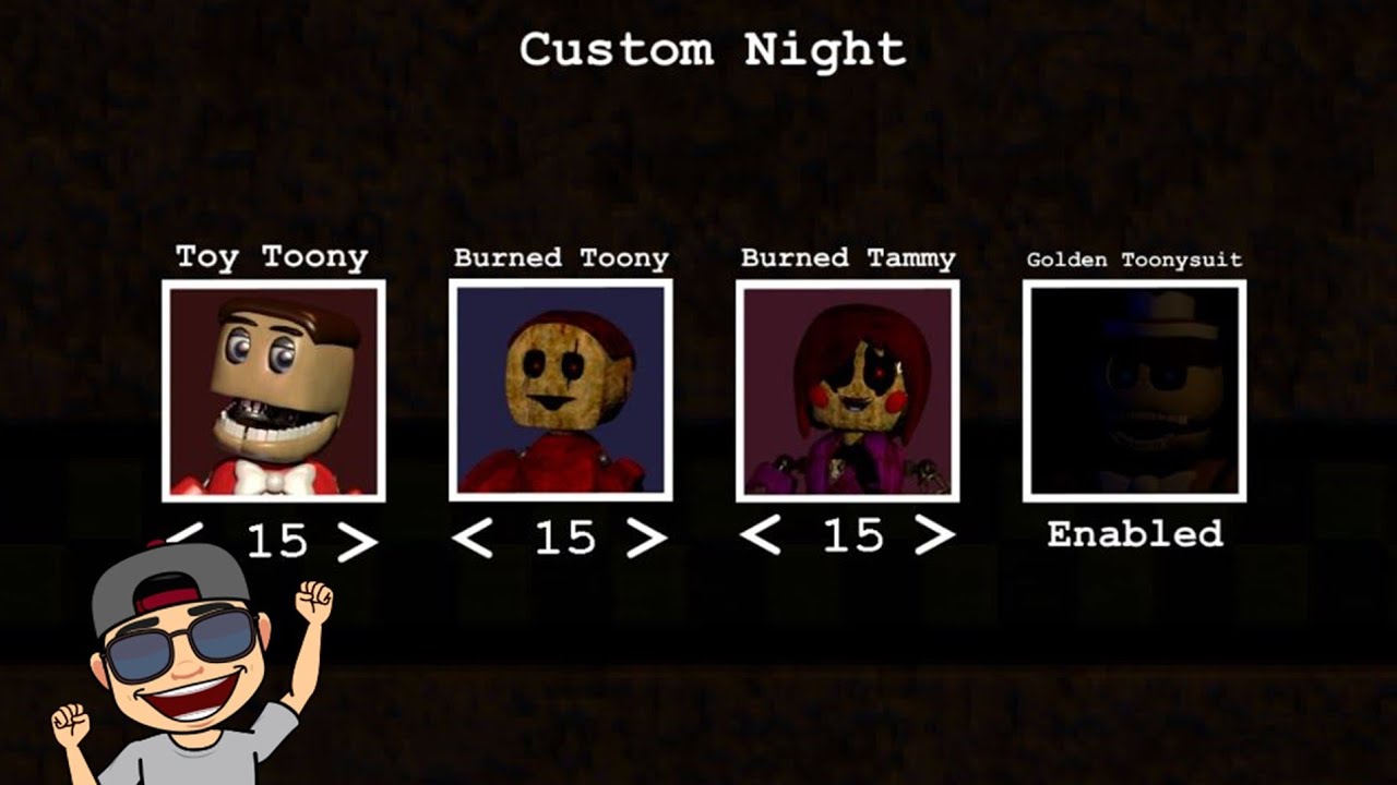 4/15 MODE! | SIX HORRORS 2 | MODO 4/15 | CUSTOM NIGHT | FNAF FAN GAME ...