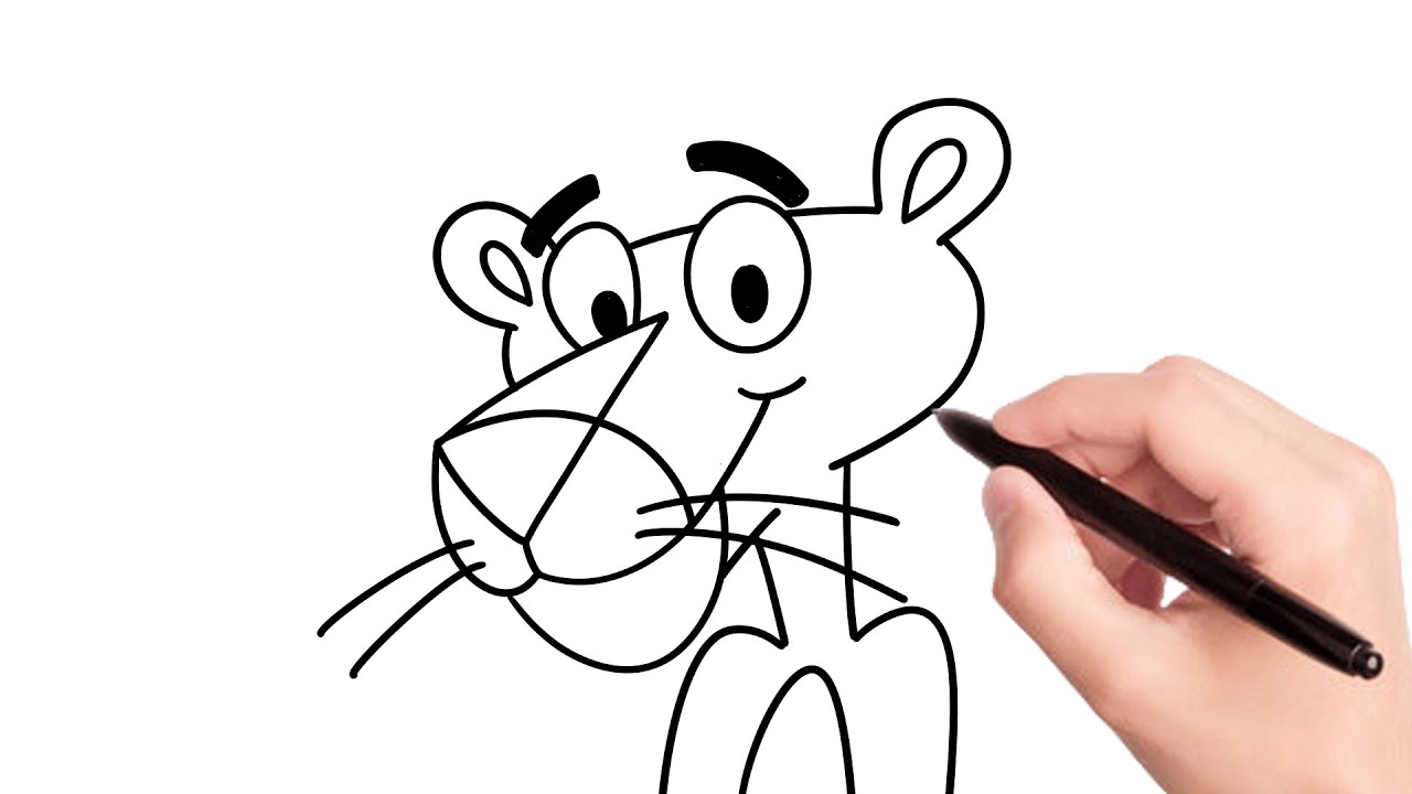 Learn How to Draw Pink Panther: Easy Step-by-Step Tutorial - YouTube