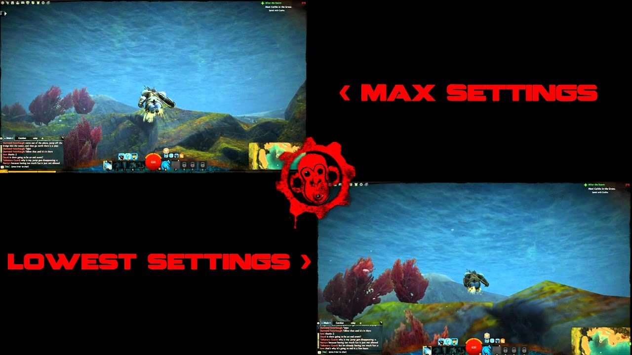 Guild wars 2 Low VS Ultra Graphics - YouTube