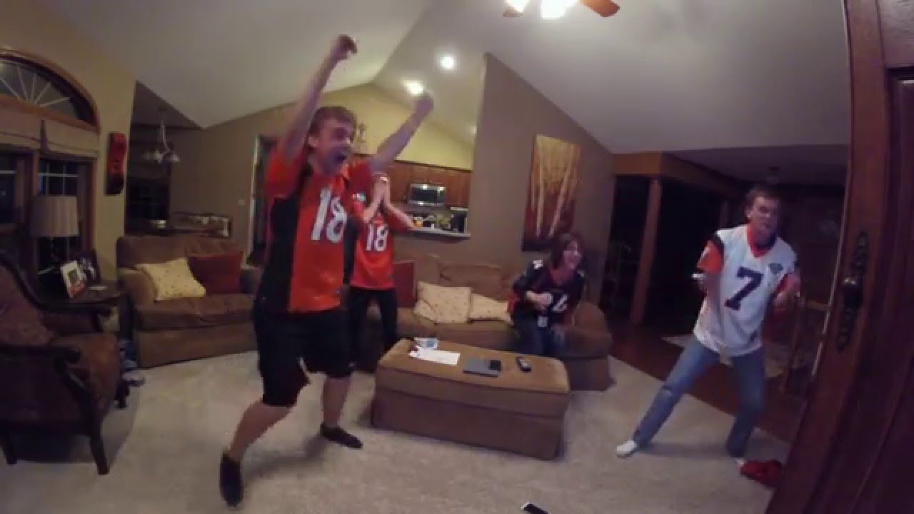GoPro: FAN REACTIONS!!! Denver Broncos S.B. 50 - YouTube