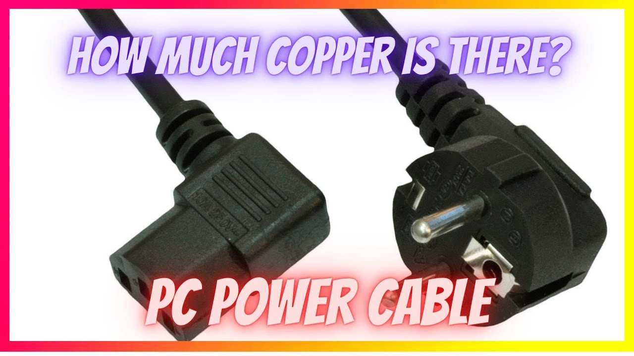 Copper Wire Stripping.. PC Power Cable ( 130 ) - YouTube
