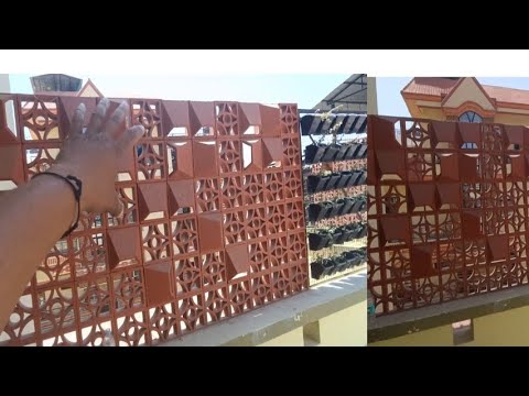 Terracotta jali elevation design with price india style how to fitting ...