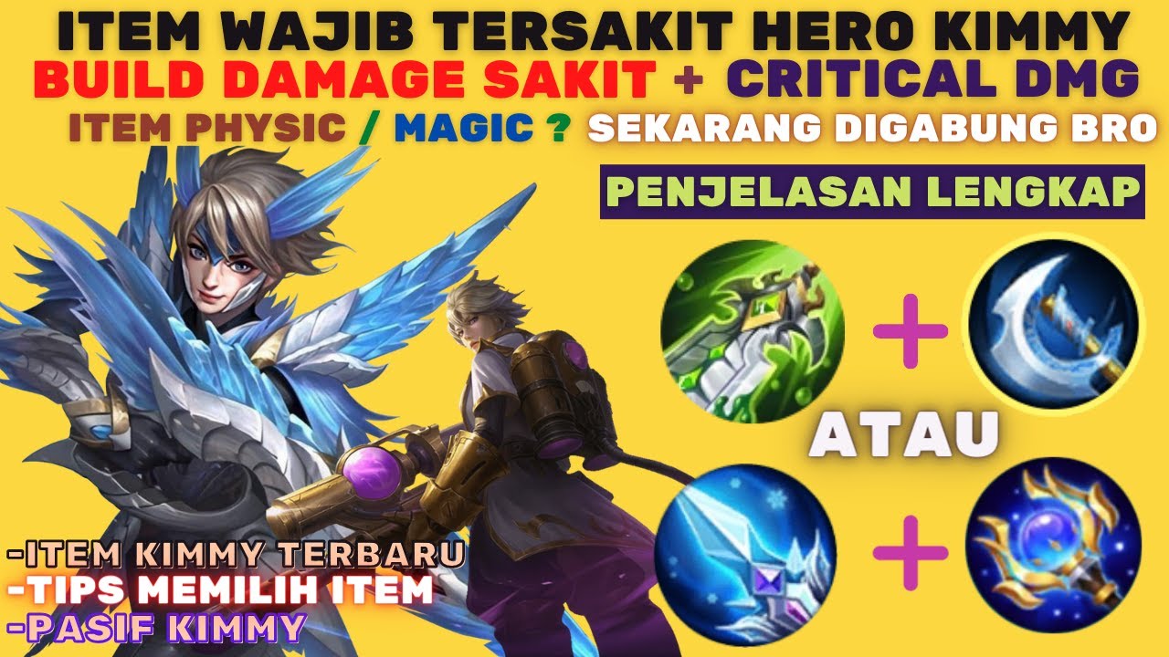 BUILD ITEM KIMMY REVAMP PALING SAKIT TERBARU 2022 MOBILE LEGENDS ...