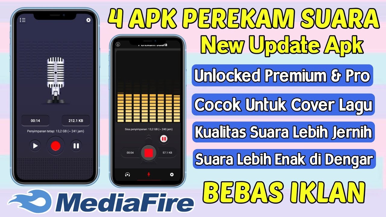 4 Aplikasi Perekam Suara Terbaik Android - YouTube