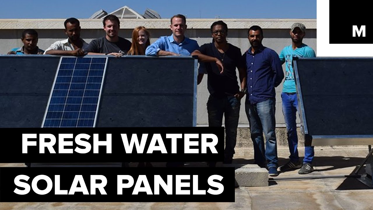 Fresh water solar panels - YouTube