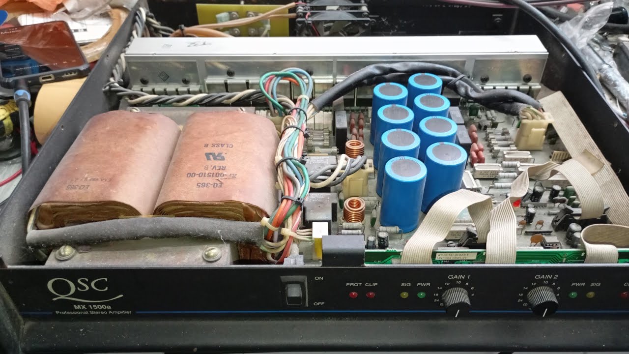 QSC POWER AMPLIFIER PAANU MAGPALIT NG VOLUME CONTROL,MADALI LANG ITO ...