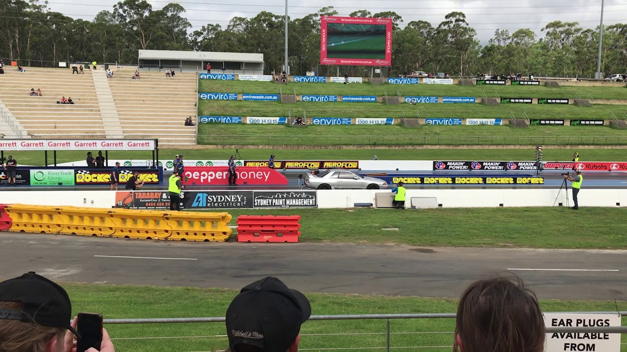 NOSTRY GTR runs 7.92 @ 177.8mph at Summernats slam - YouTube