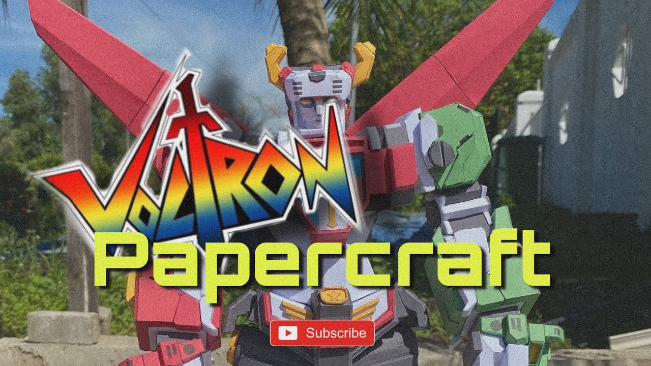 Voltron Papercraft - YouTube