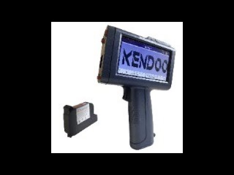 KENDOO handheld inkjet printer set, print text, barcode, logo, date ...