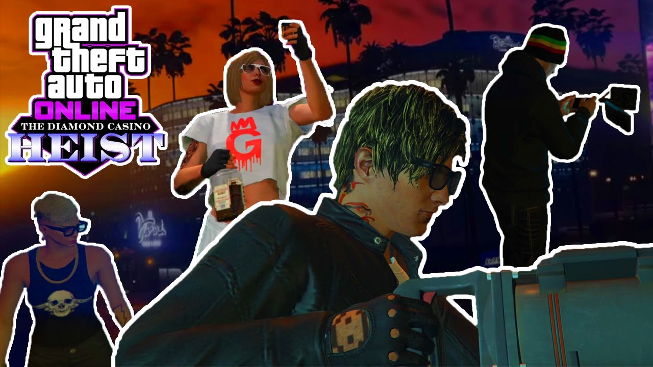GTA V Online - GOLPE AL CASINO c/Ulo, Chino y Malawi - YouTube
