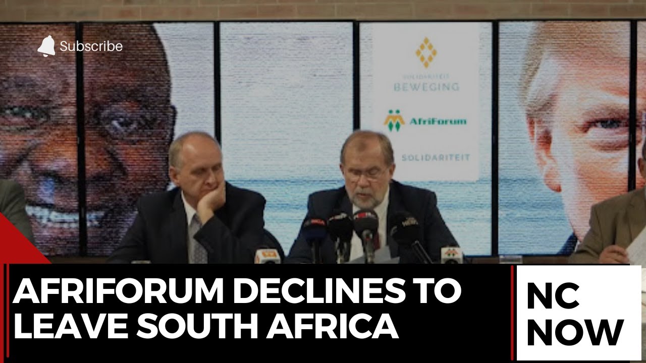 AfriForum Stays in SA Amid Trump Sanctions - YouTube