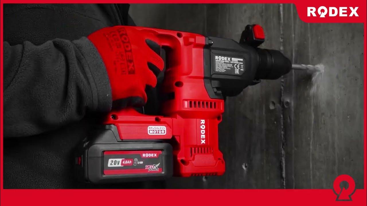 RODEX Cordless Brushless Rotary Hammer - RPX2377 - YouTube
