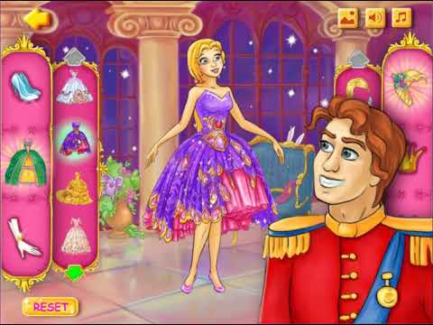 cinderella and prince dress up games - YouTube
