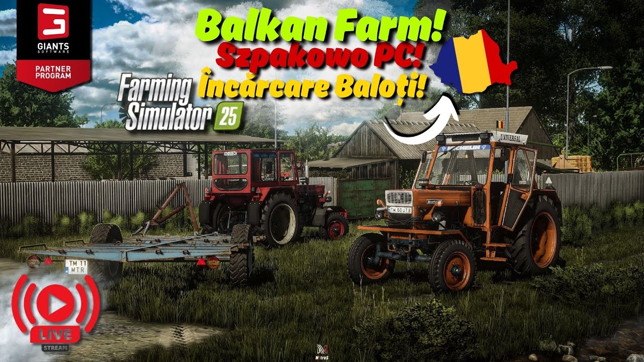 🔴Fs25 MTR Balkan Farm Ep.7 | 🤯Încarc toți Baloții de pe noul Teren!🌿 ...