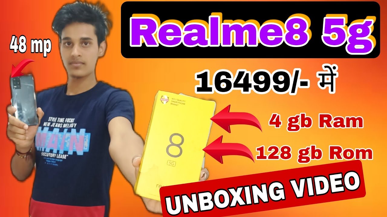 realme8 5g mobile unboxing video||realme cheapest price 5g phone ...