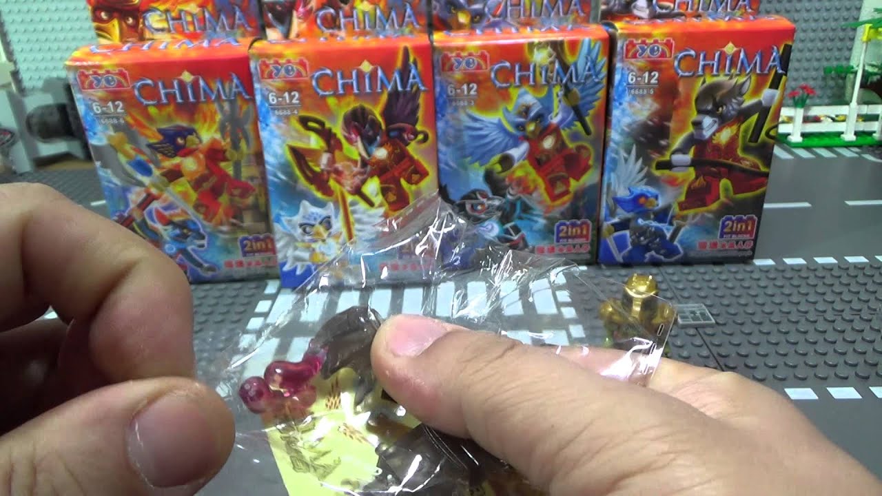 yg 키마 크래거 에퀼라 미니피규어 레고 크레오 짝퉁 2in1 리뷰 lego knockoff chima cragger ...