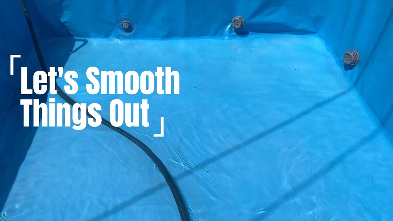 Bestway Pool Set Up Tip - YouTube