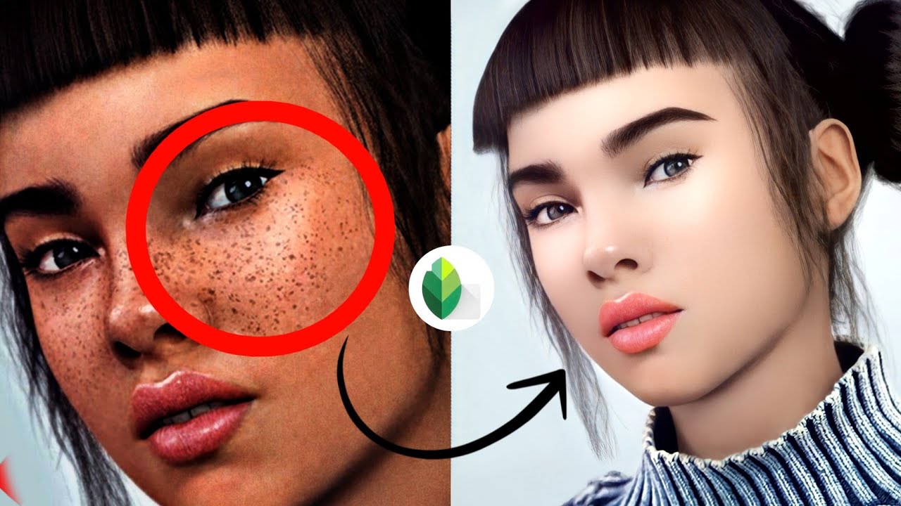🔥 Snapseed face smooth editing/How to edit face/smooth face editing ...