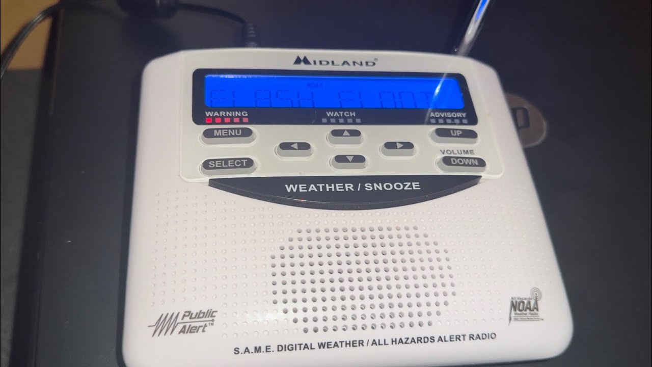 NOAA Weather Radio - Flash Flood Warning [EAS #300!] (6/12/23) - YouTube