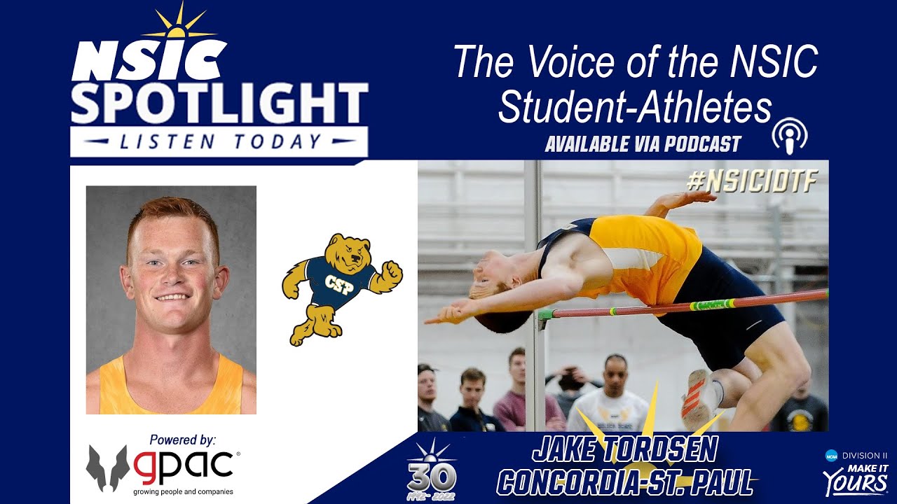 2022-23 NSIC Spotlight Ep. 21 - Jake Tordsen - Concordia-St. Paul - YouTube