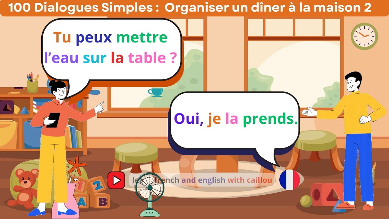 Conversation en francais | Learn French with Couple Dialogues – A1 ...