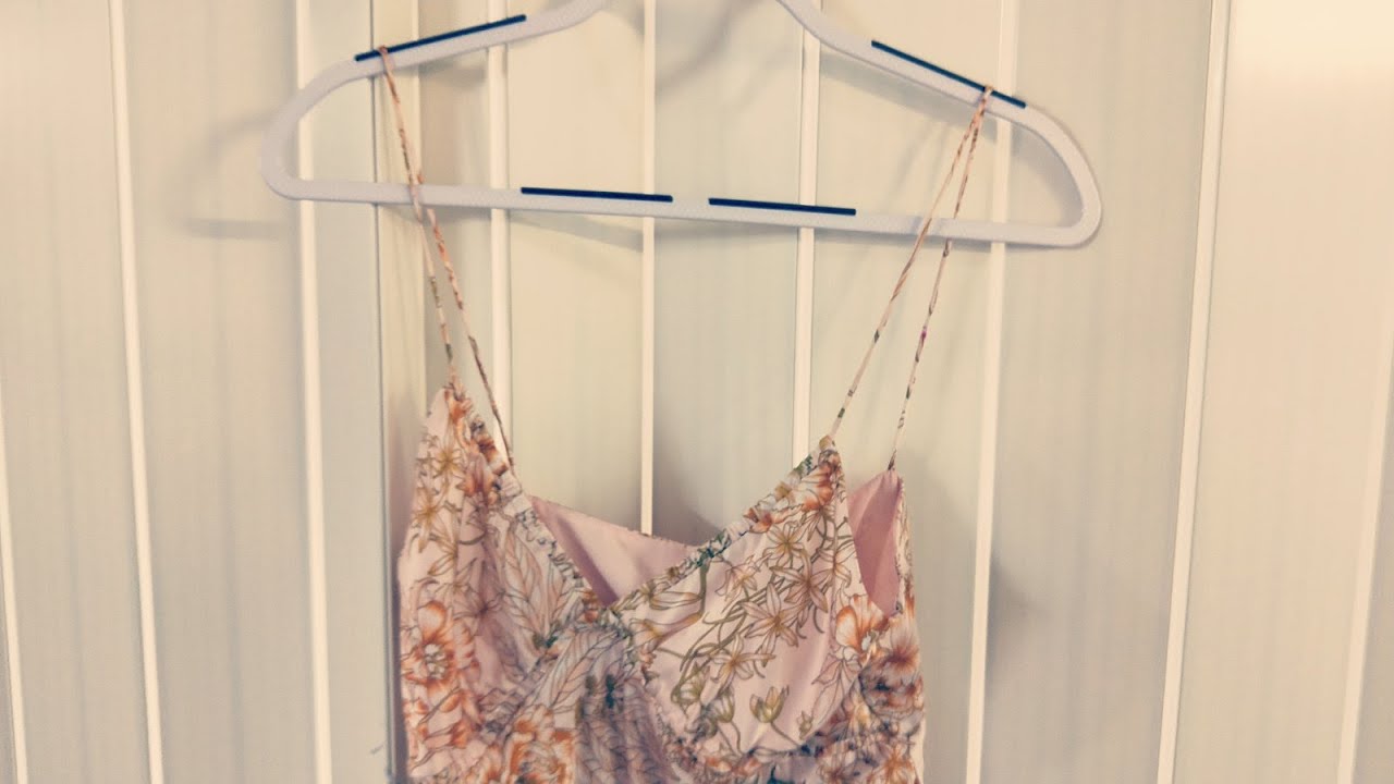 How to shorten spaghetti strap by hand? with out sewing machine. - YouTube