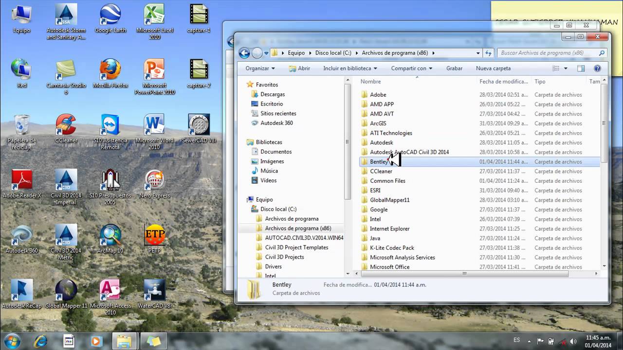 INSTALACION DE SEWERCAD V8i EN WINDOWS 7 - YouTube