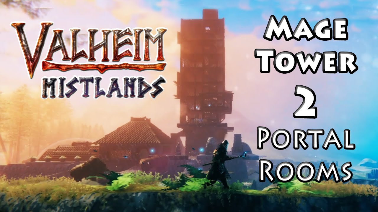 Valheim Mistlands Mage Tower 2 Portal Rooms - YouTube