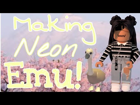 Making a neon emu! - YouTube