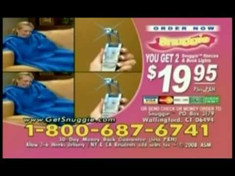 WTF?!: The Snuggie (REAL TV AD) - YouTube