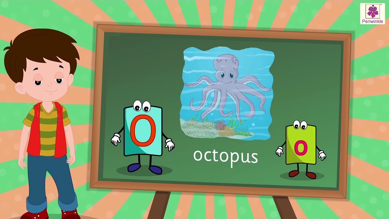 Phonics Letter O with Four Words | ABC Primer | Periwinkle - YouTube