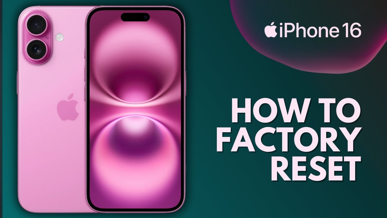 How to Factory Reset iPhone 16 - YouTube