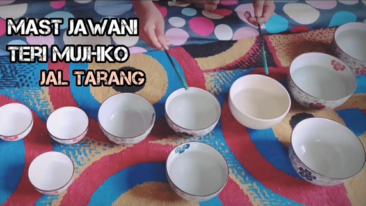 Mast jawani teri mujhko Jal Tarang instrumental Cover | Tiktok viral Song on bowl by Niran ...