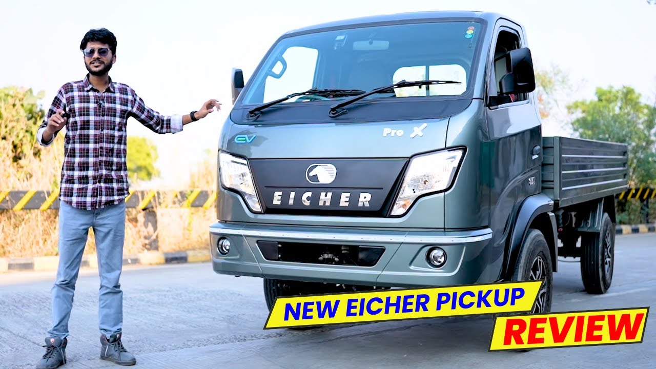 New Eicher ProX Pickup First Drive Review - Payload | Range | EMI ...