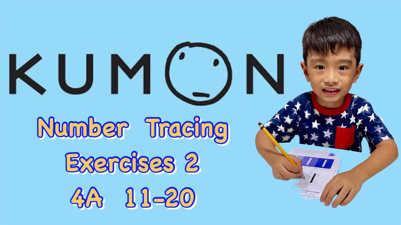 KUMON Math Program 4A 11-20 - YouTube