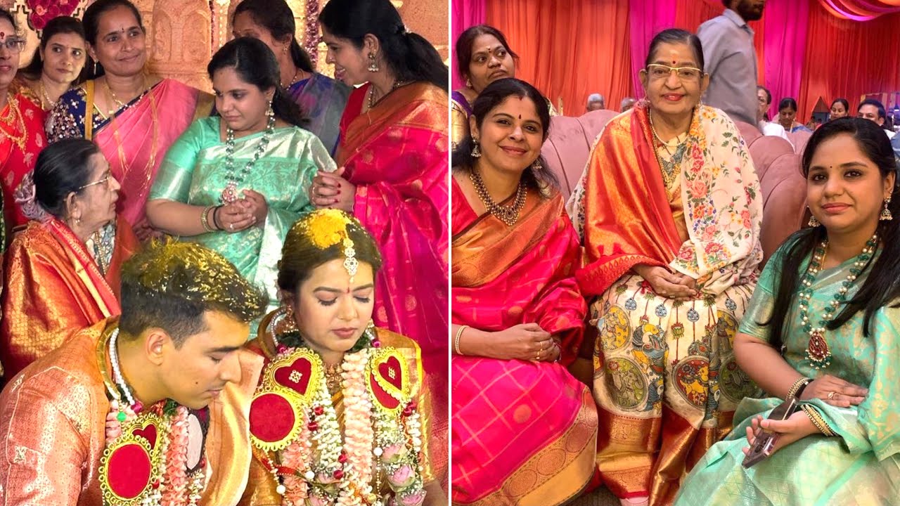 பாடகி சுசிலா-வின் இரண்டாவது பேத்தின் திருமணம் முடிந்தது | P.Susheela ...