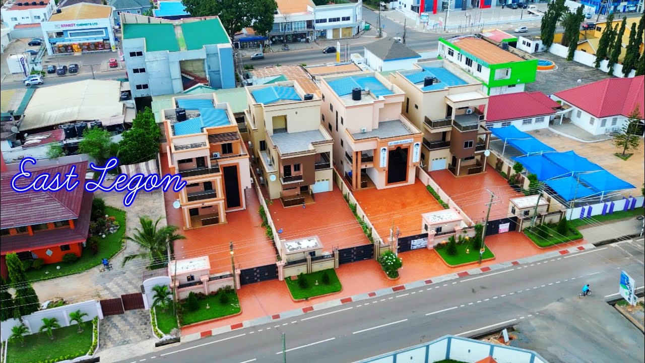 Aerial View Of Accra In 8K (part3) - YouTube