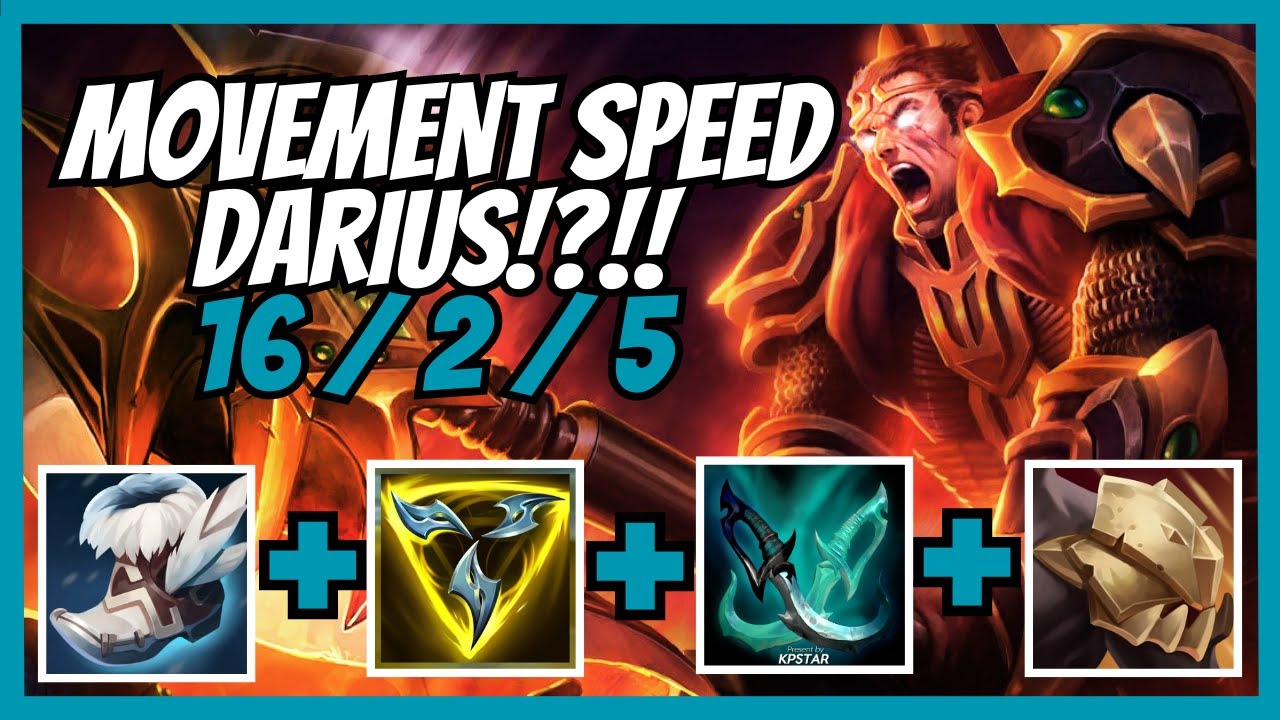 FULL MOVEMENT SPEED DARIUS!?! ENEMIES CAN'T ESCAPE!! - YouTube