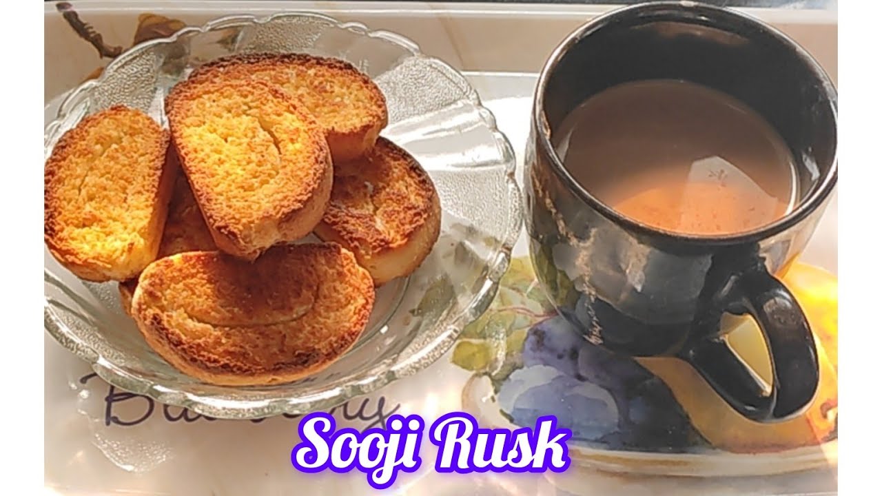 Homemade Rusk recipe Sooji rusk recipe रस्क रेसिपी सूजी के रस्क - YouTube