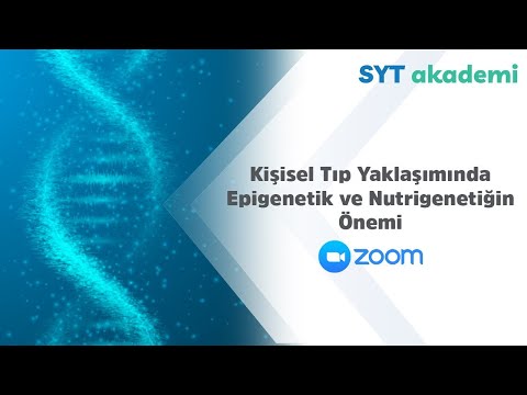 Dr. Öğr. Üyesi Elif Sibel Aslan - Kişisel Tıp Yaklaşımında Epigenetik ve Nutrigenetiğin Önemi