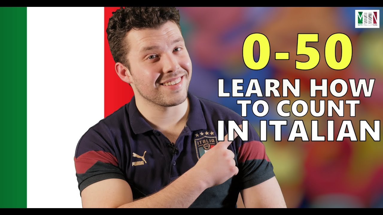 Speak Italian: Numbers - How to count to 50. - YouTube