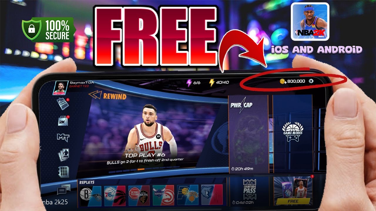 NBA 2K Mobile Hack 🏀🔥 Works Tutorial get FREE Coins in NBA 2K Mobile ...