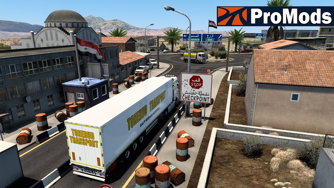 ETS2 ProMods Middle-East Add-On I Part 2 MAN TGX 2020 [2161] EURO TRUCK ...