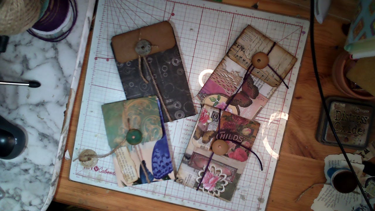 Junk Journal Craft Along ~ Hidden Pockets - YouTube